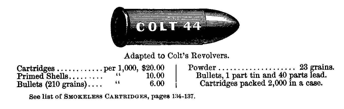 New Bullet for the .44 Colt | Black Powder Cartridge