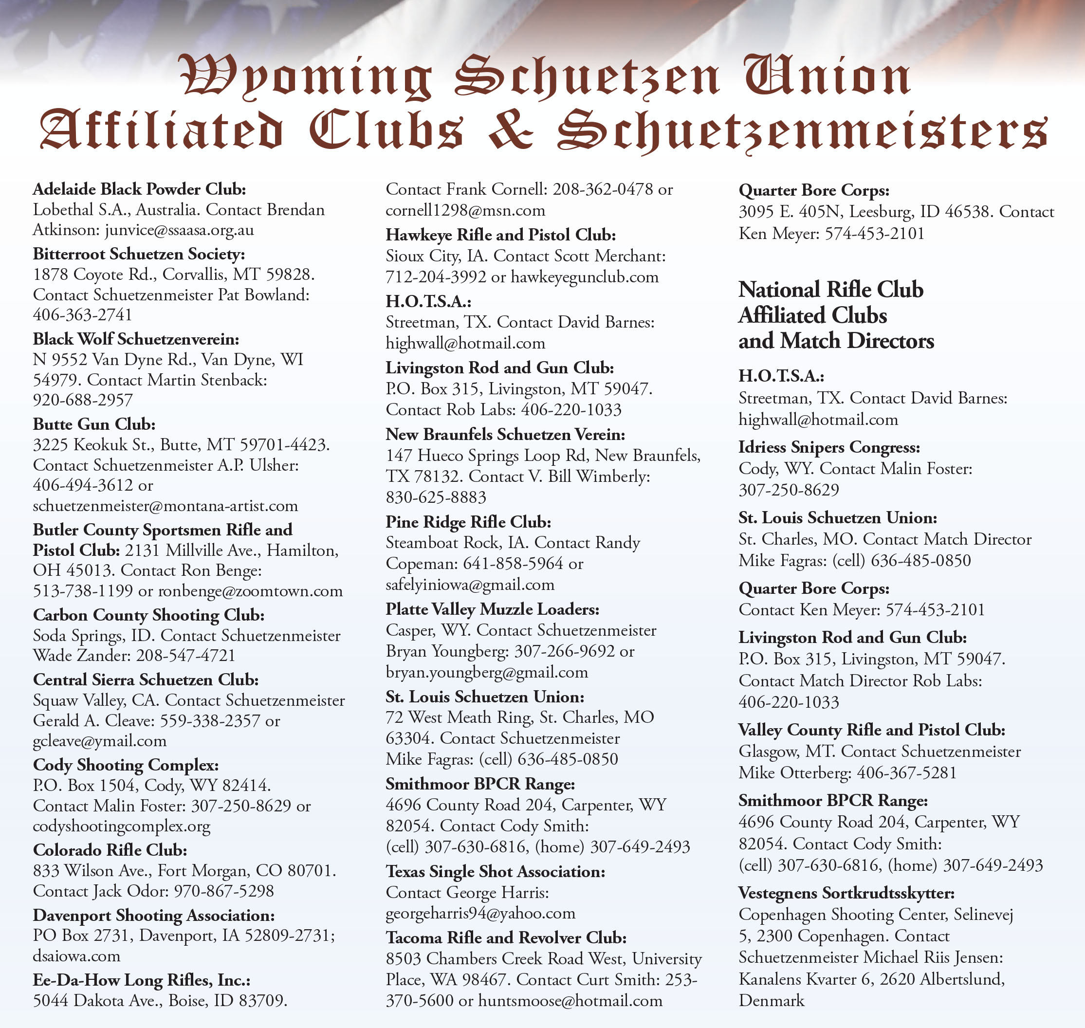 The Wyoming Schuetzen Union's Center Shot | Black Powder Cartridge