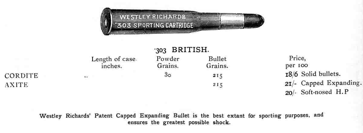 the .303 British and Black Powder | Black Powder Cartridge