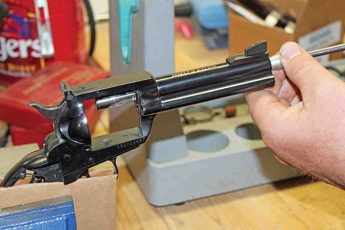 Reaming a Revolver | Black Powder Cartridge