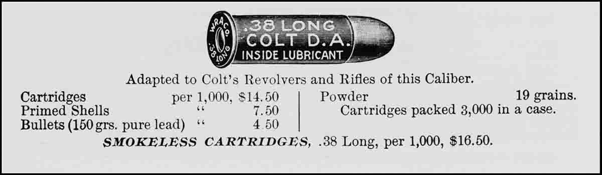 The .38 Long Colt | Black Powder Cartridge