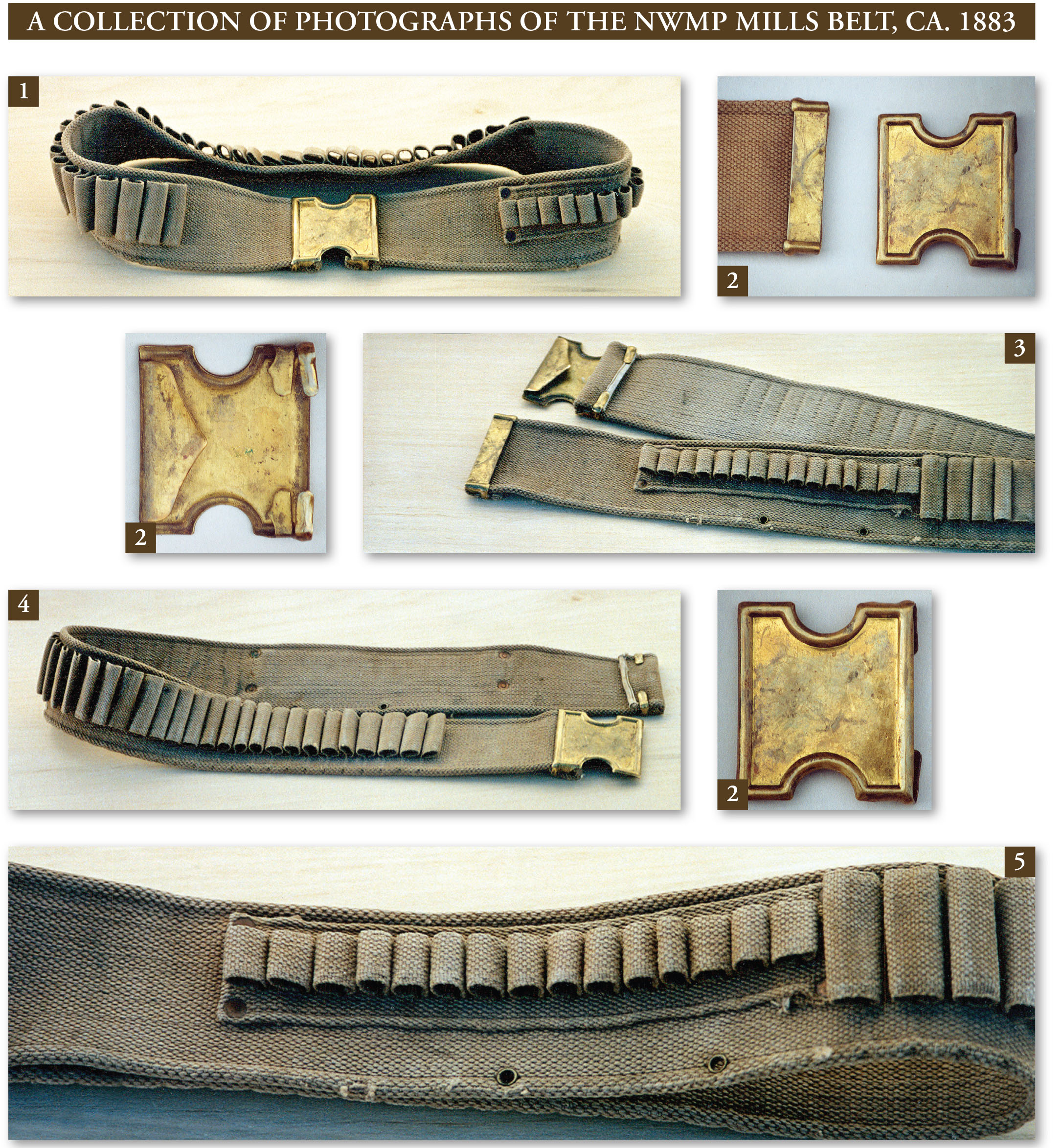 The North-West Mounted Police Mills Belt | Black Powder Cartridge