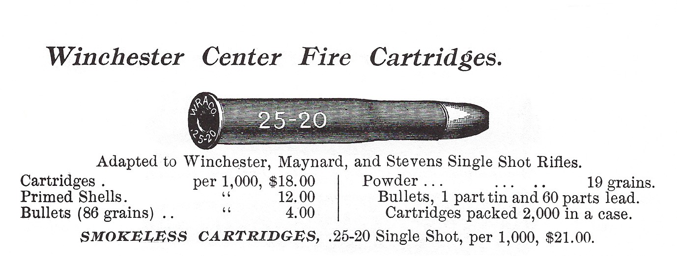 The 25-20 Single Shot | Black Powder Cartridge